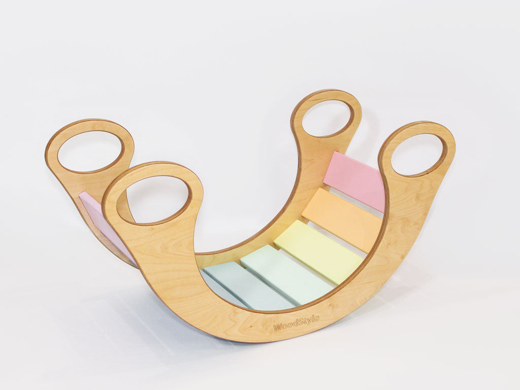 Pastel Rainbow Rocker – WoodStyle