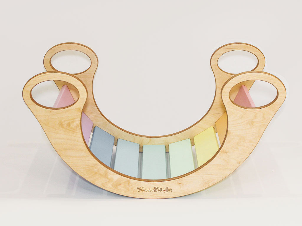 Pastel Rainbow Rocker – WoodStyle